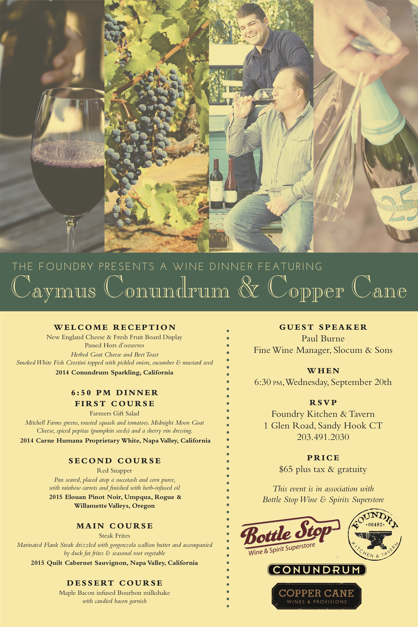 Caymus Conundrum & Copper Cane Wine Dinner