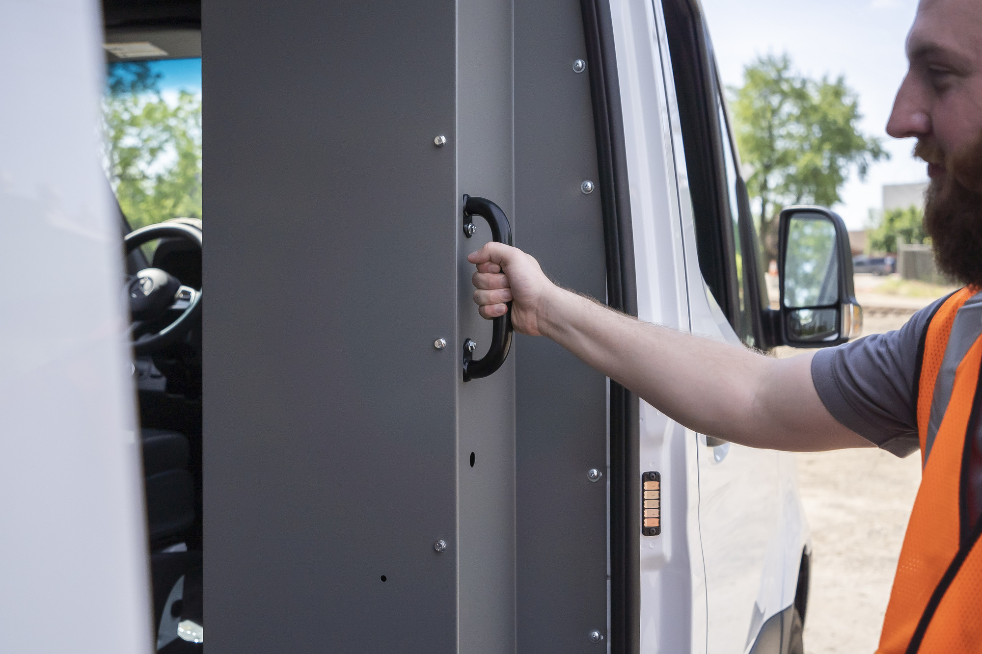 Sliding Door Partitions in Connecticut | CT Truck & Van