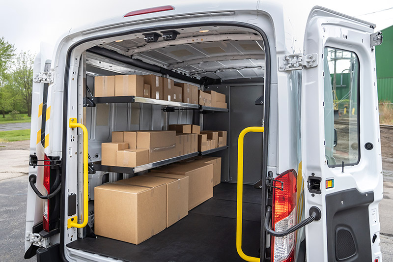 Folding Van Shelving in Connecticut | CT Truck & Van