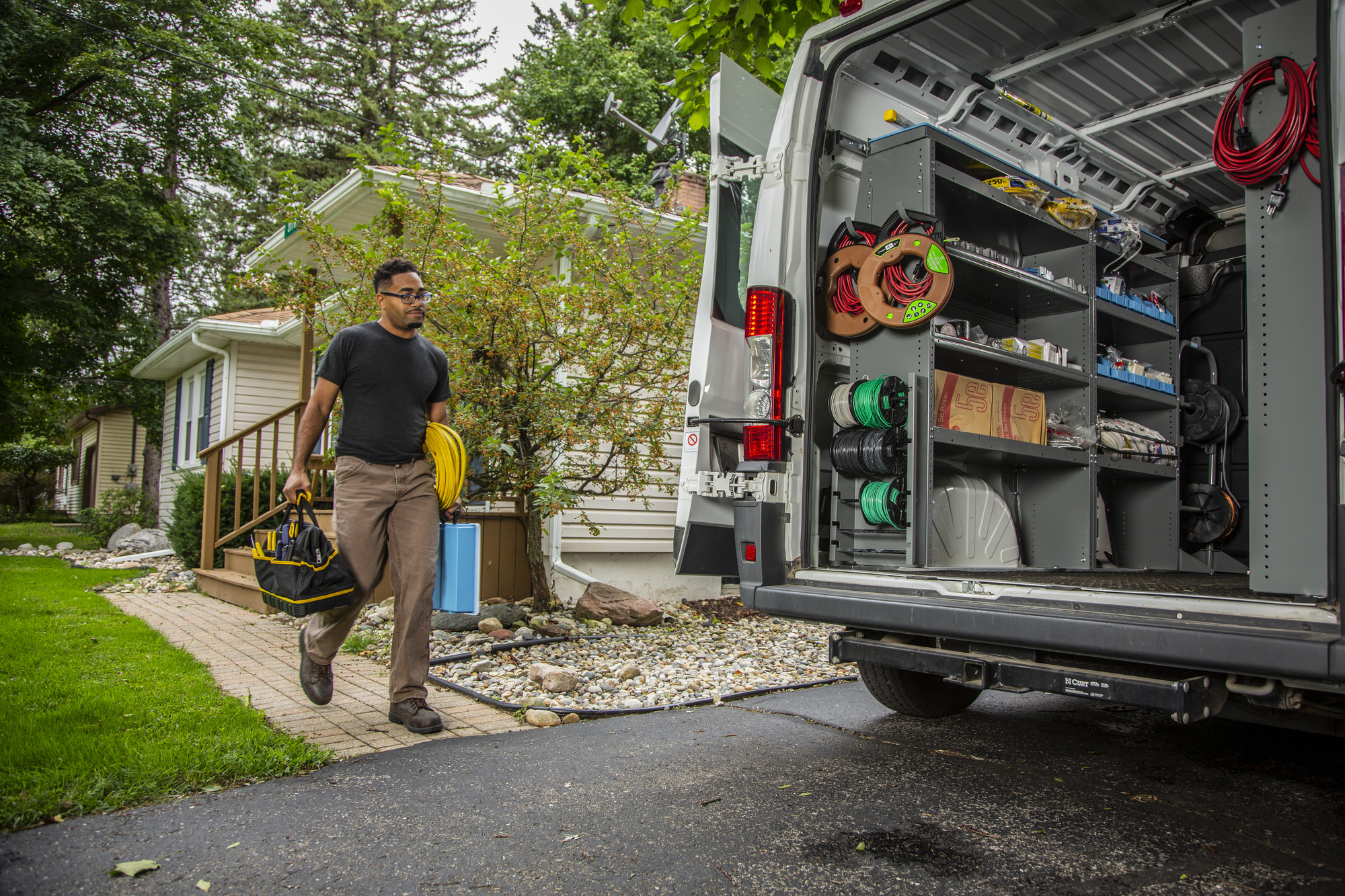 Electrician Van Interiors in Connecticut | CT Truck & Van
